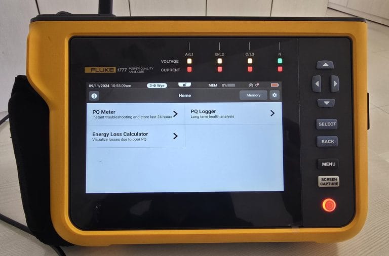 Power quality analyzer for rent